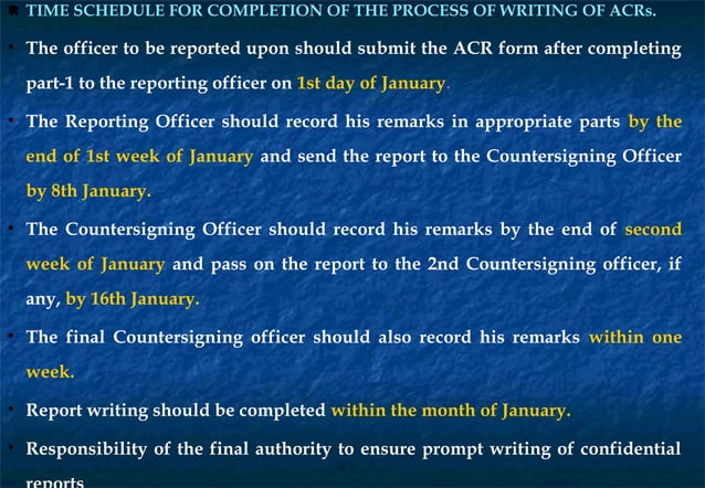 Acr instructions improved | PPT