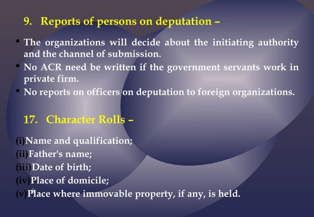 Acr instructions improved | PPT