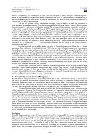 A critical analysis of school principals’ competence in financial management in kenya ...