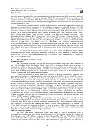 A critical analysis of the conceptualization and implementation of ...