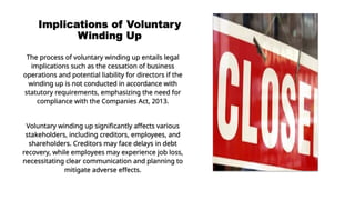 A Critical Analysis of Types of Winding up of the Company in Indian Law ...