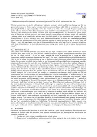 A critical appraisal of the right of a child to compulsory, free ...