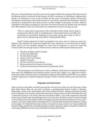 A Critical Appraisal of Zakir Naik's islamic Evangelism | PDF