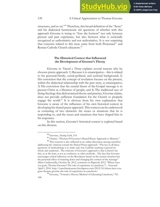 A Critical Appreciation To Thomas Groome S Shared Praxis Approach | PDF