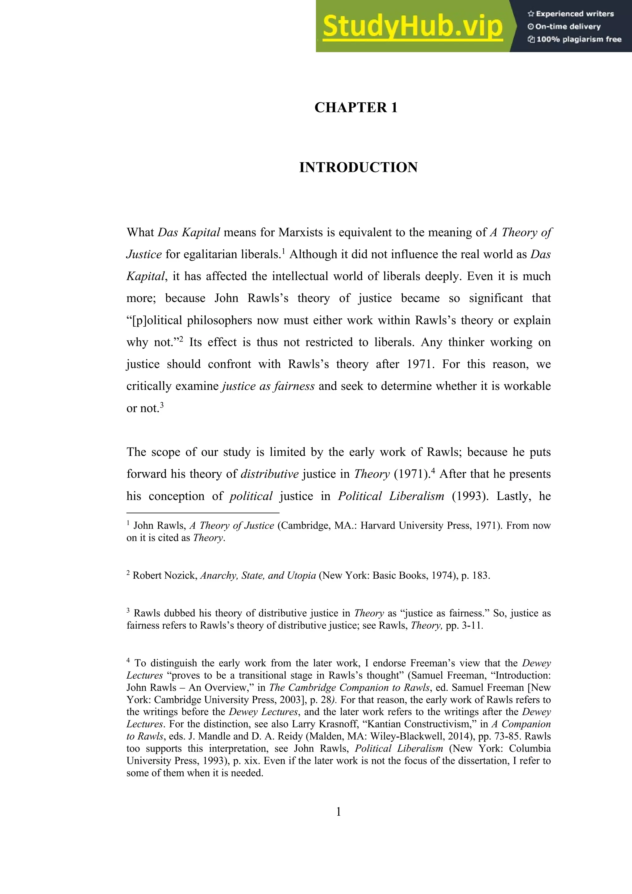 A CRITICAL ASSESSMENT OF JOHN RAWLS S THEORY OF JUSTICE AS FAIRNESS | PDF