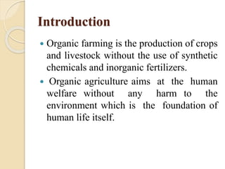 A critical assessment of organic farming and food | PPT
