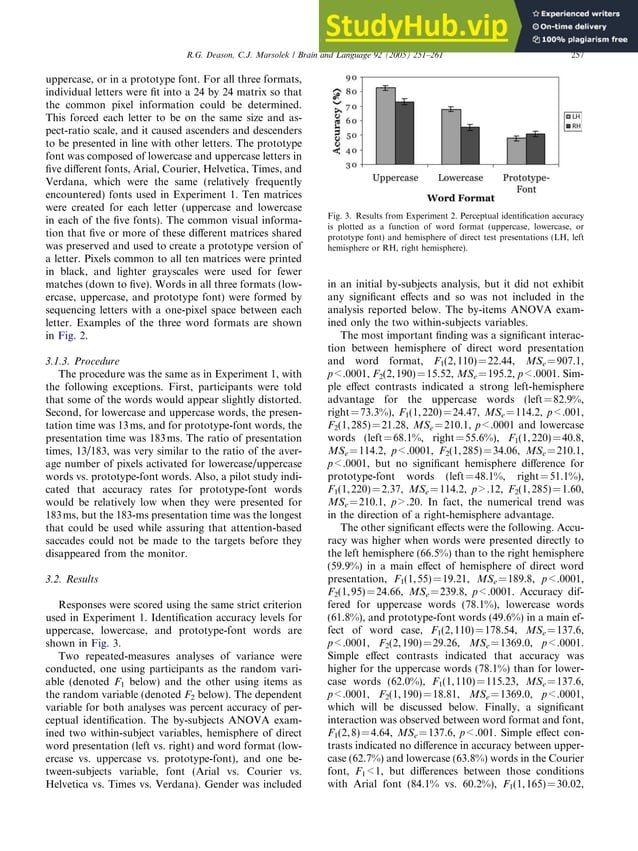 A Critical Boundary To The Left-Hemisphere Advantage In Visual-Word Processing | PDF