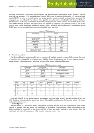 A Critical Discourse Analysis Of Barack Obama Quot S Speeches | PDF