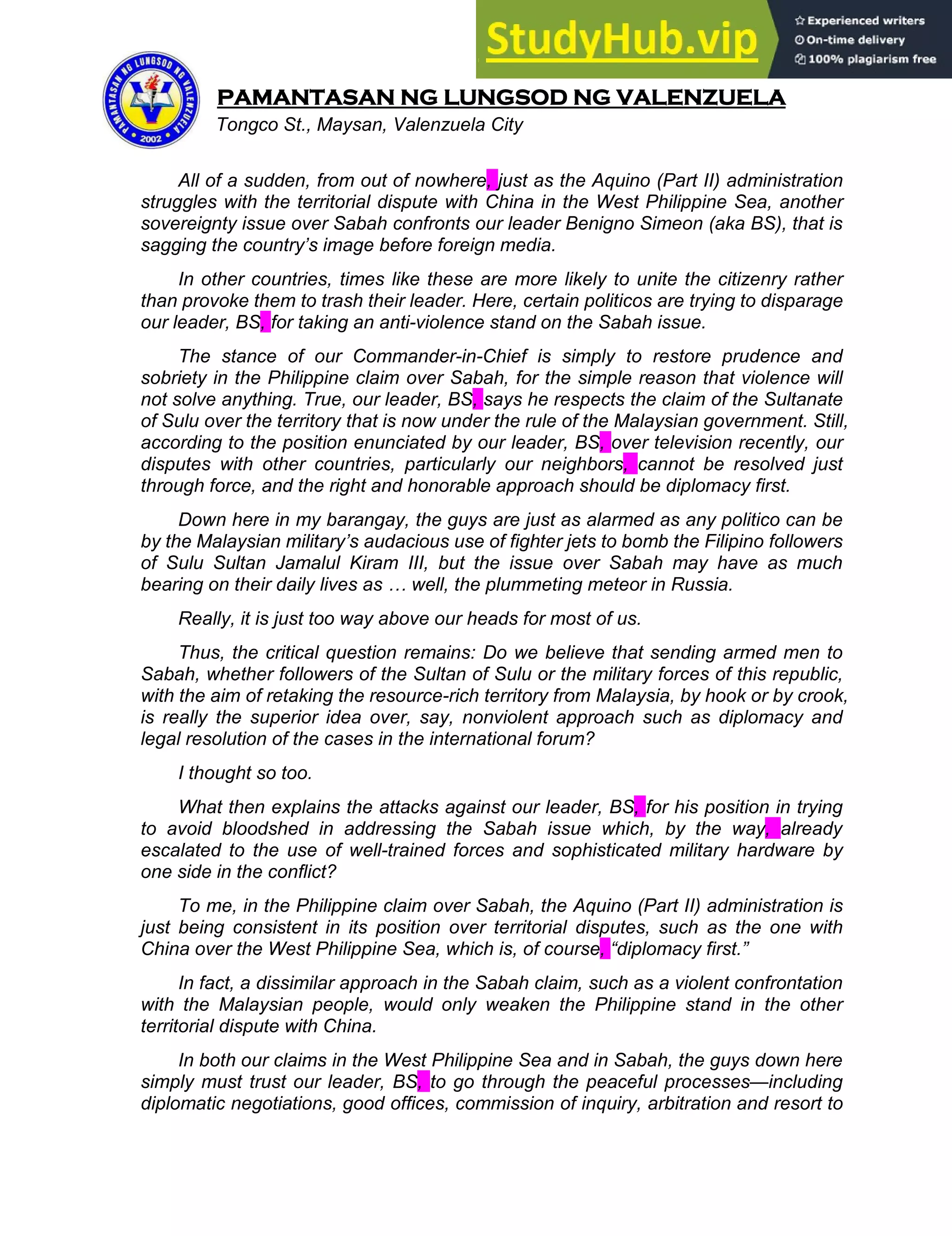 A Critical Discourse Analysis On Philippine Broadsheet Columns | PDF