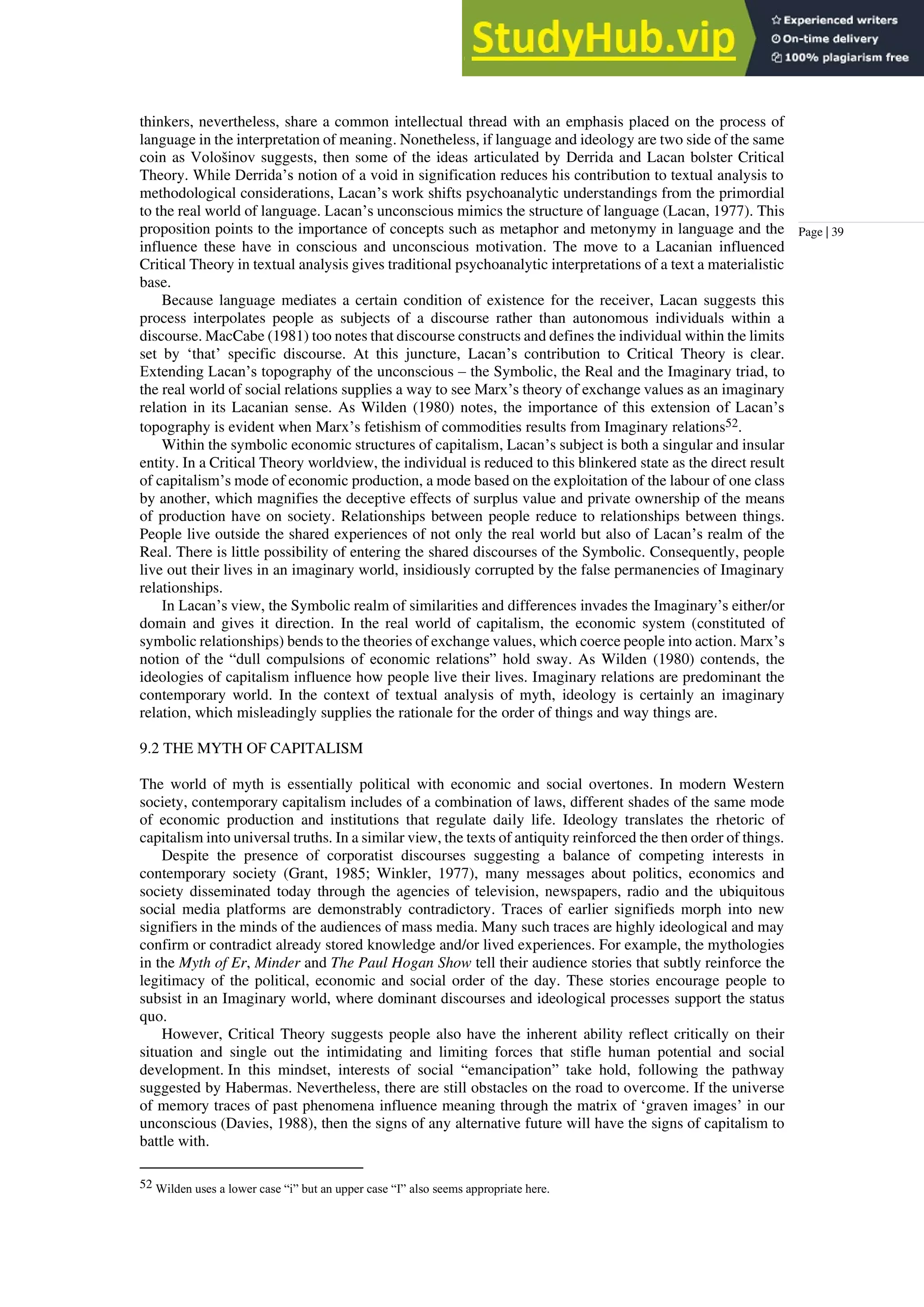 A CRITICAL FRAMEWORK FOR TEXTUAL ANALYSIS | PDF