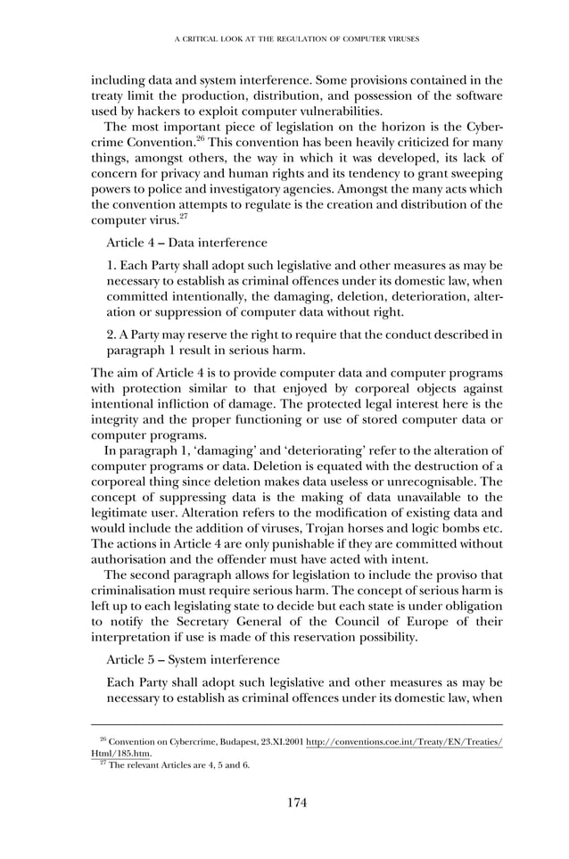 A critical look at the regulation of computer viruses | PDF | Antivirus ...