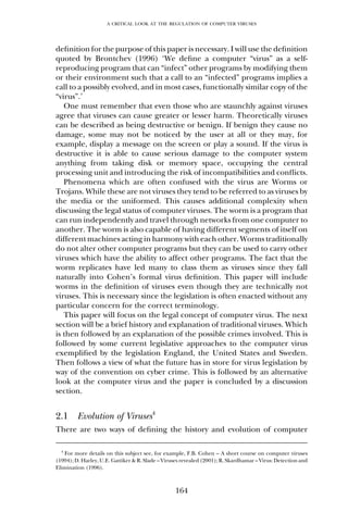 A critical look at the regulation of computer viruses | PDF | Antivirus ...