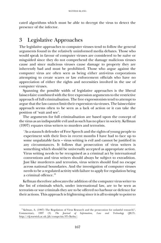 A critical look at the regulation of computer viruses | PDF | Antivirus ...
