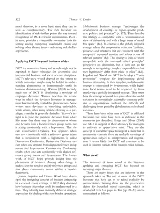 A critical perspective of isct | PDF | Business and Finance