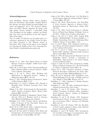 A critical perspective of isct | PDF | Business and Finance