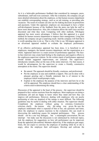 A critical review of performance evaluation tools and technique | DOC