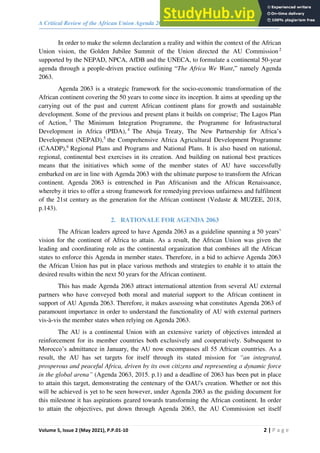 A CRITICAL REVIEW OF THE AFRICAN UNION AGENDA 2063 AND ITS IMPLEMENTATION STRATEGIES.pdf
