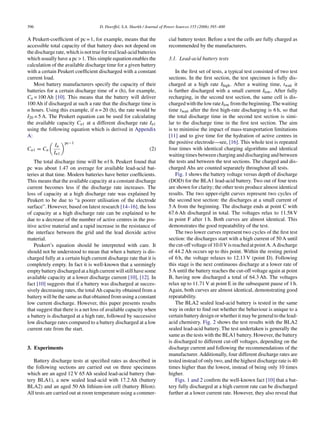 A critical review of using the peukert equation for determining the ...