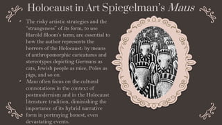 A Critical Study of Art Spiegelman’s Maus: Graphic Art and The ...