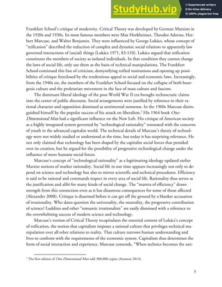 A Critical Theory Of Technology | PDF