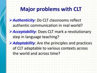 A critical view of ELT history | PPTX