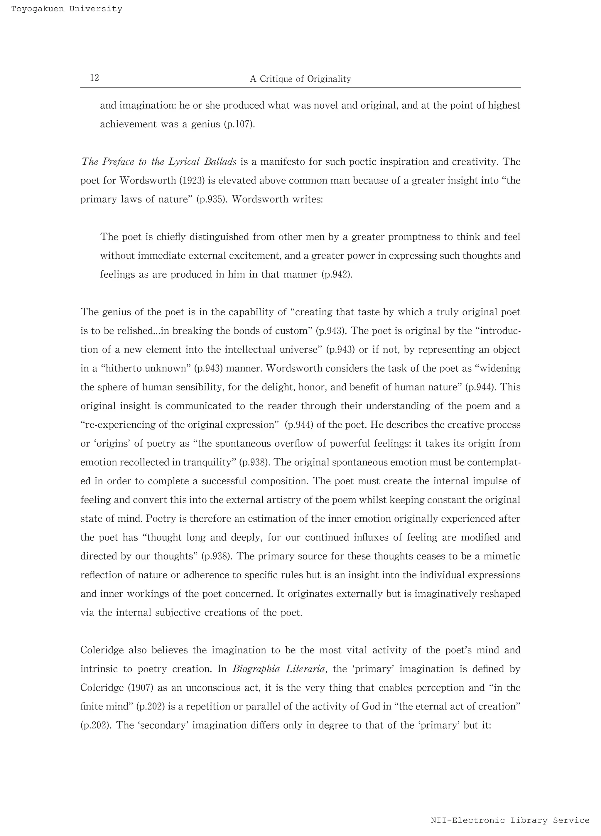 A critique of originality | PDF