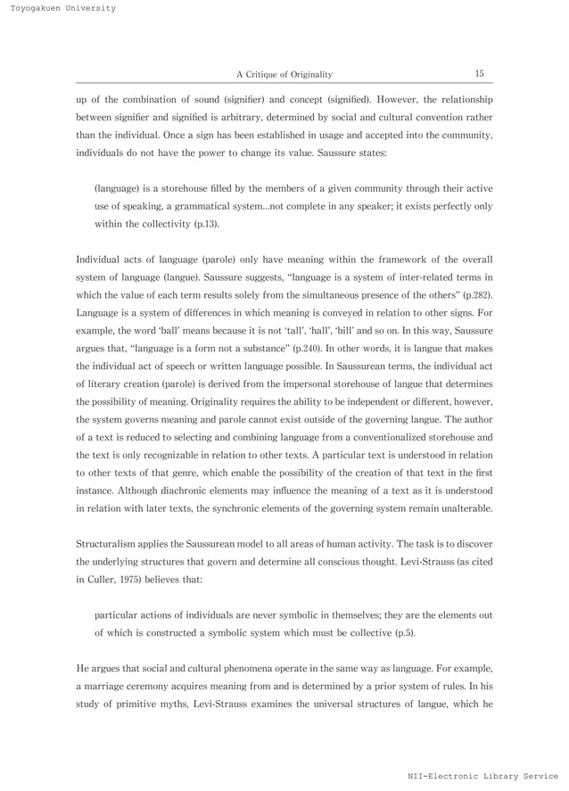 A critique of originality | PDF