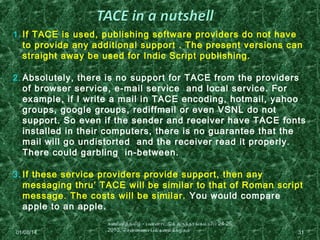 A critique on tamil unicode 1 | PPT