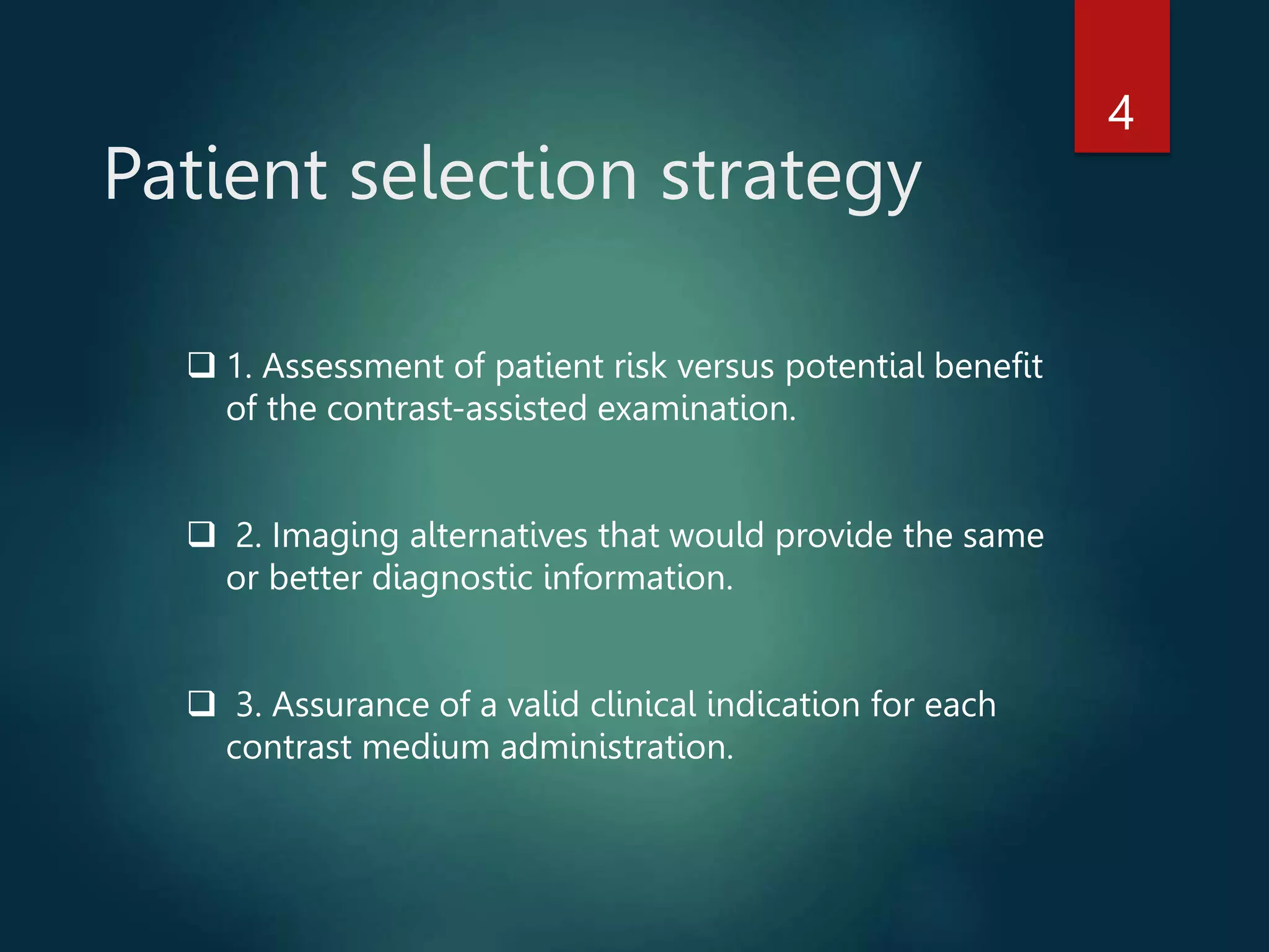Contrast Media ACR guidelines 2022. | PPTX