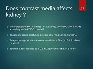 Contrast Media ACR guidelines 2022. | PPTX
