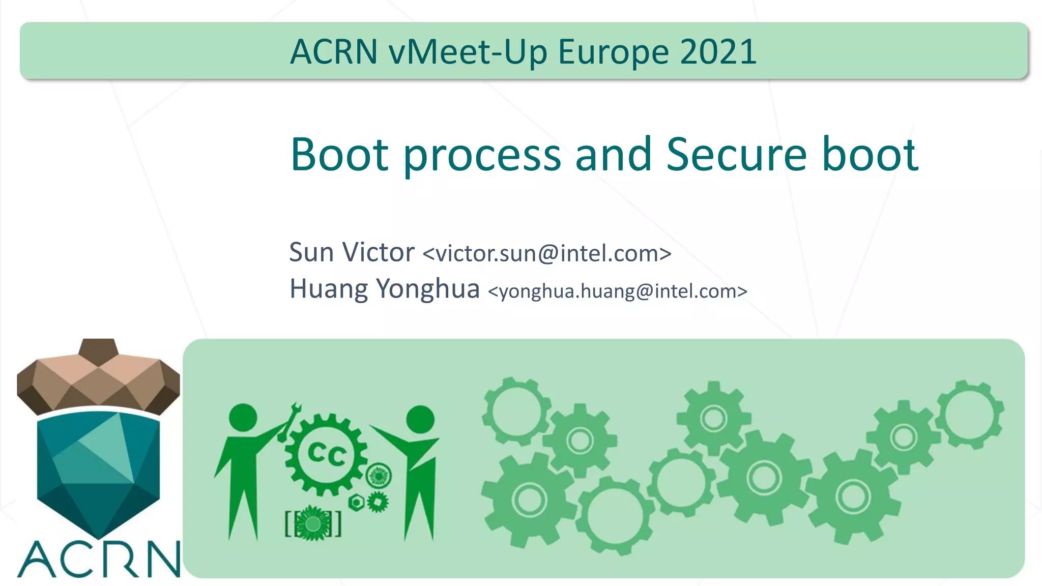 ACRN vMeet-Up EU 2021 - Boot Process and Secure Boot | PDF | Operating Systems | Computer ...