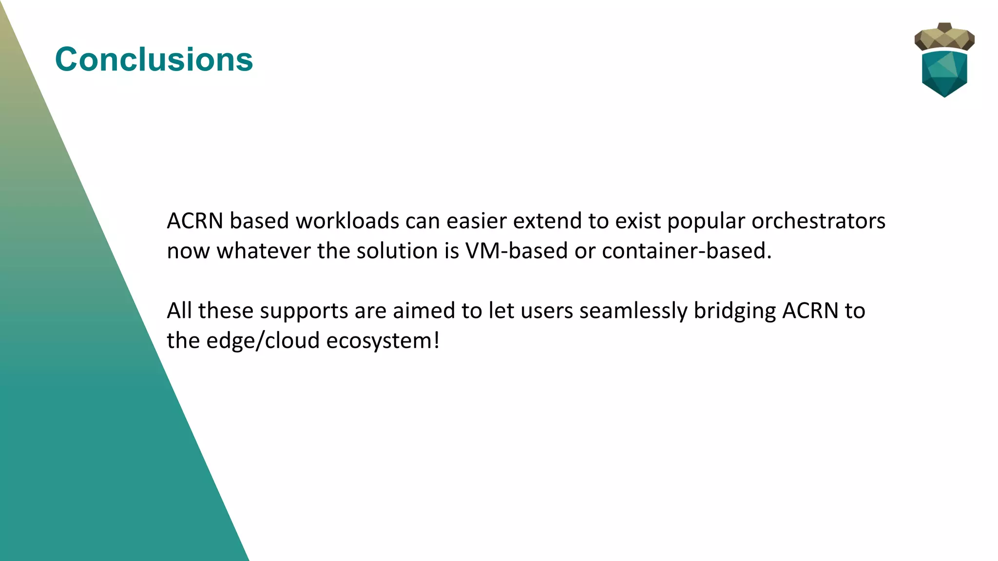 ACRN vMeet-Up EU 2021 - Bridging Orchestrator and Hard Realtime ...