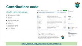 ACRN vMeet-Up EU 2021 - community and development model | PPT
