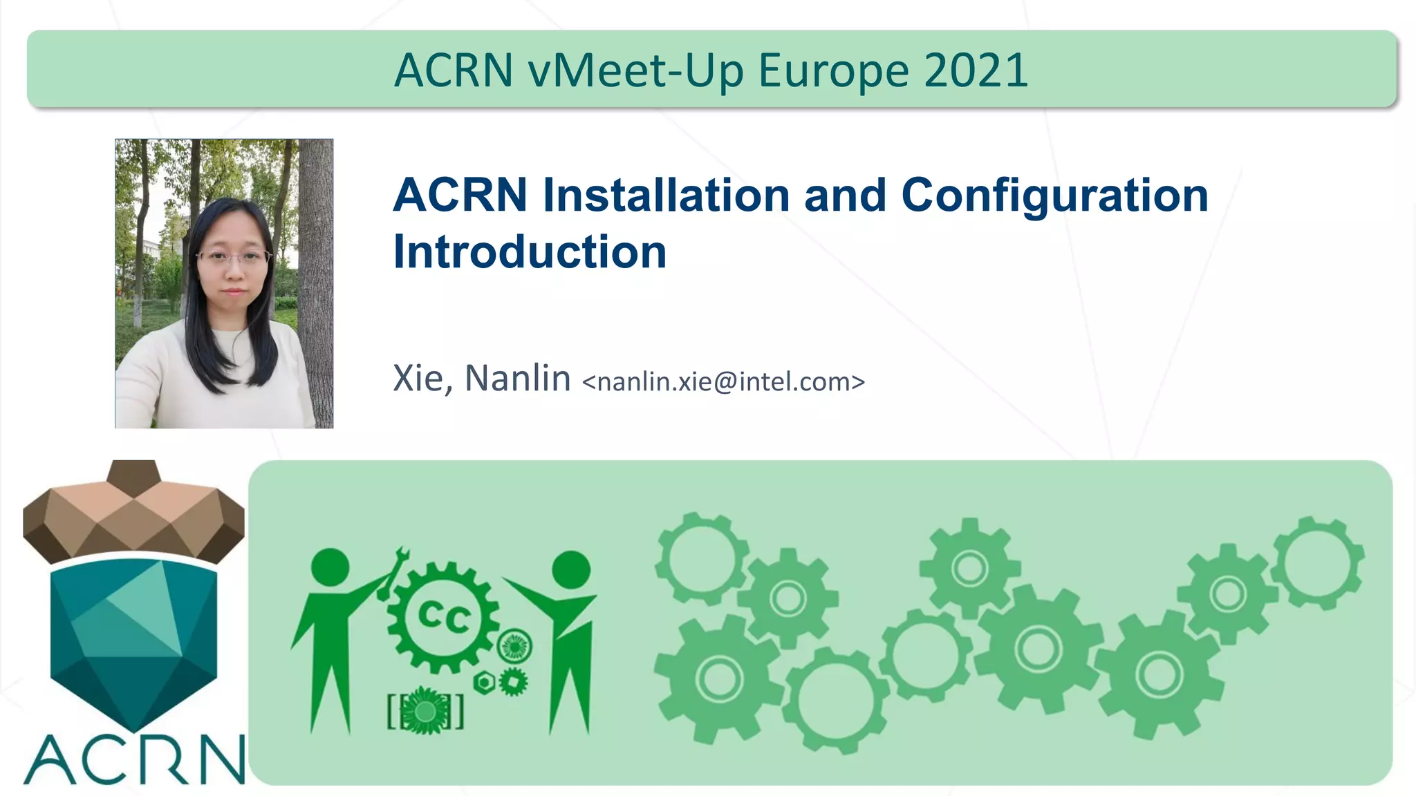 ACRN vMeet-Up EU 2021 - installation and configuration introduction | PPT