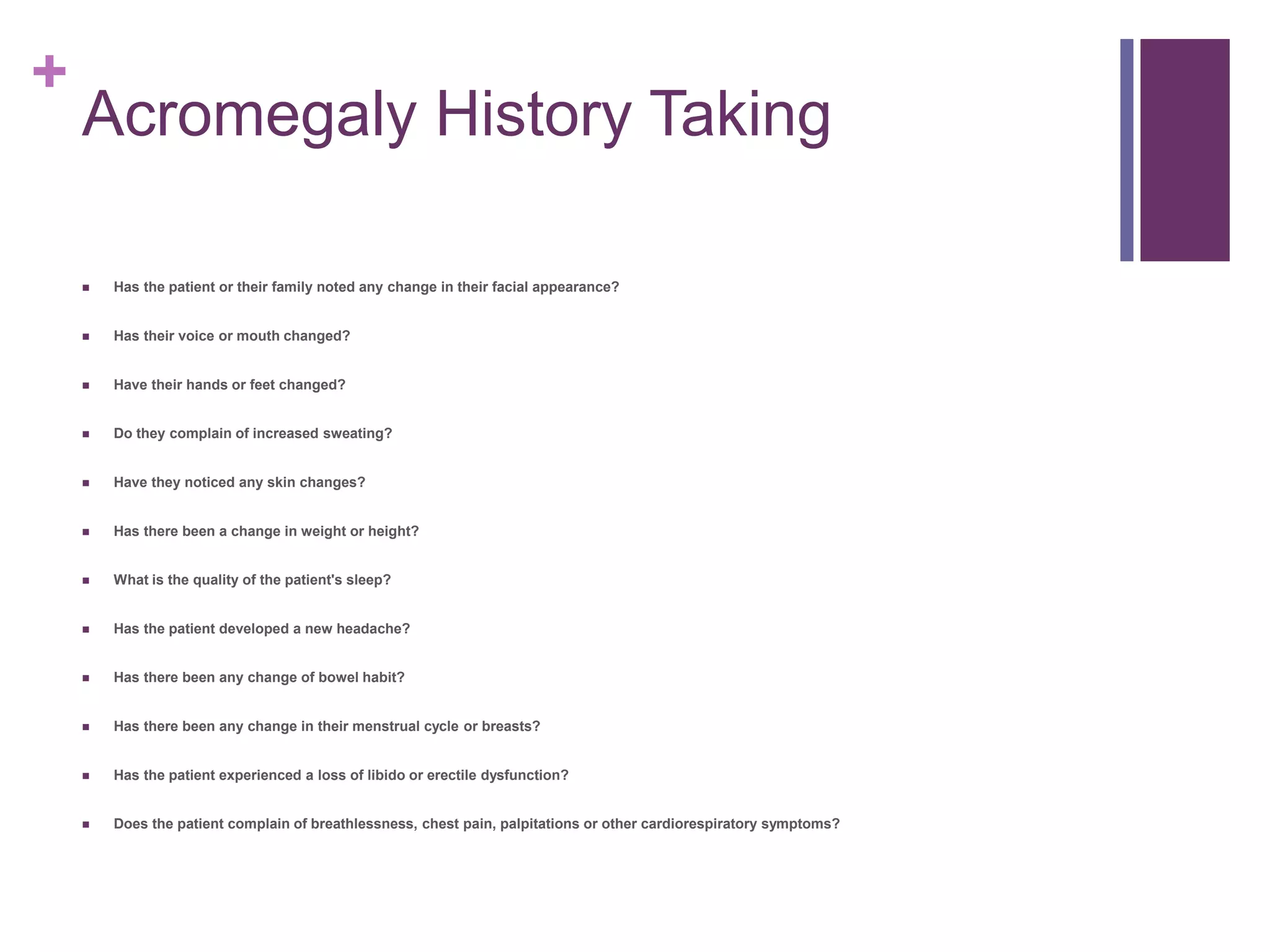 Clinical Case (Acromegaly) | PPTX