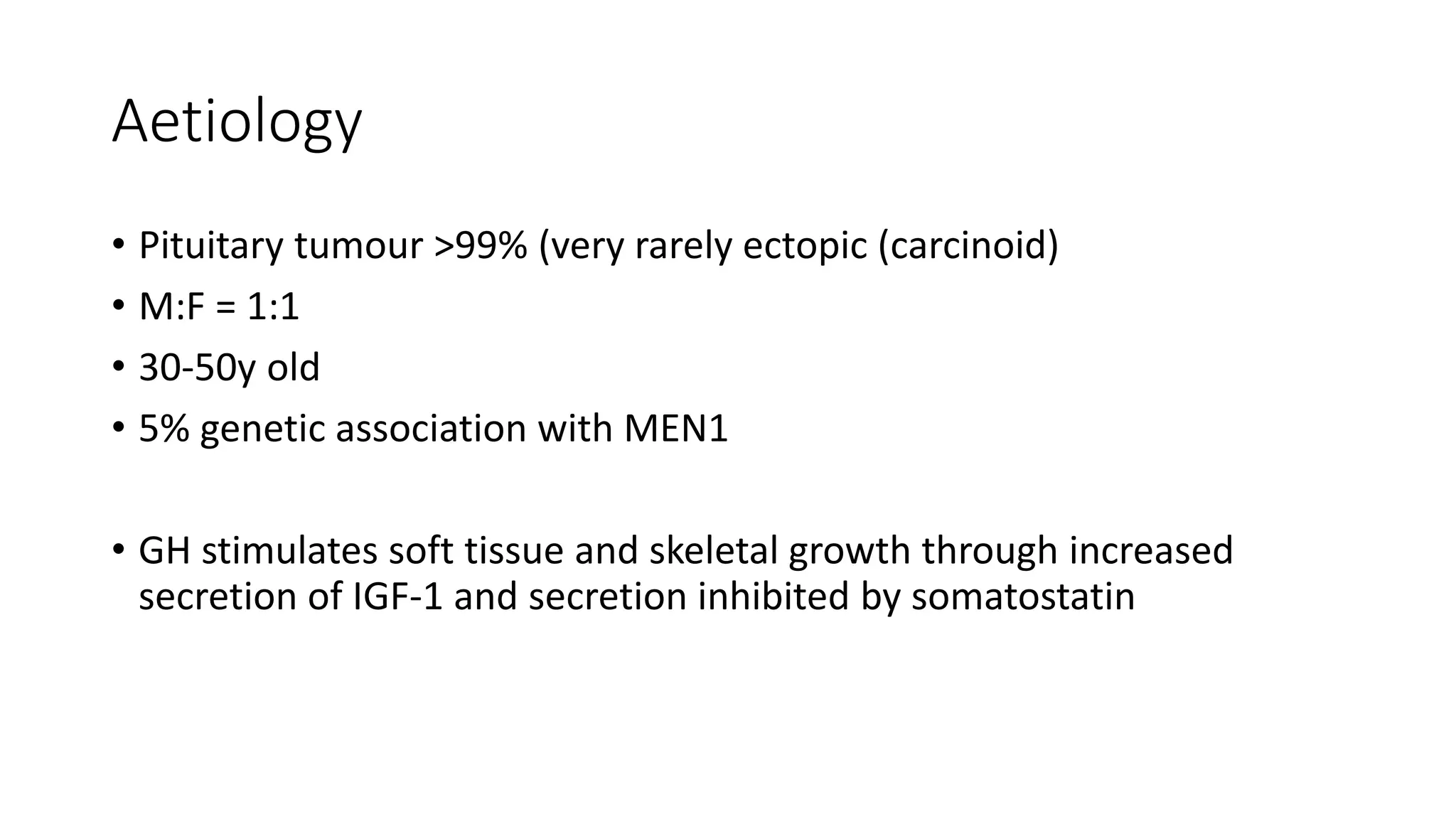Acromegaly PPT Clinical Practice endocrinology | PPTX