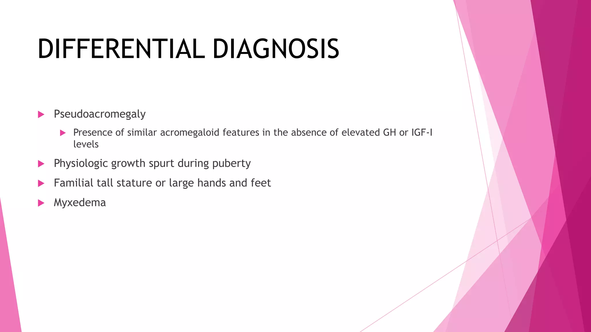 Acromegaly & gigantism | PPTX