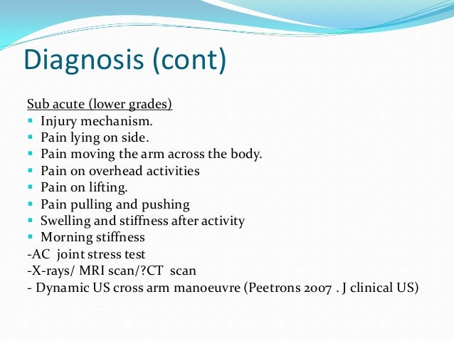 Acromioclavicular Joint Injuries Bone And Spine