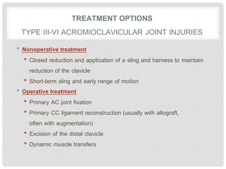Acromioclavicular joint injury | PPTX