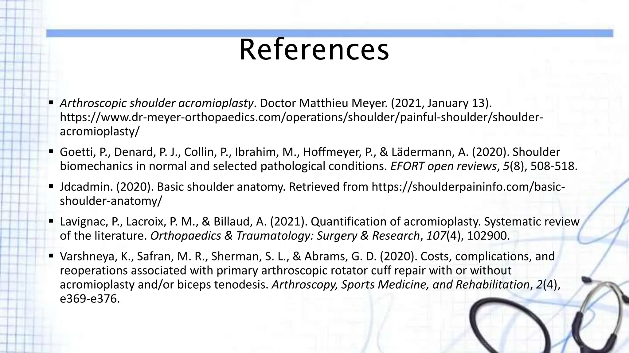 Open Acromioplasty Corrects shoulder impingement syndrome1.pptx
