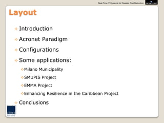 Acronet @ OpenWater2013 | PPTX