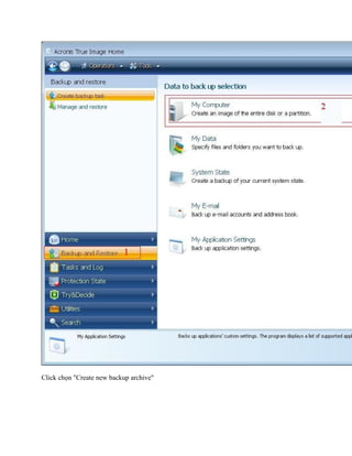 Acronis true image | DOC
