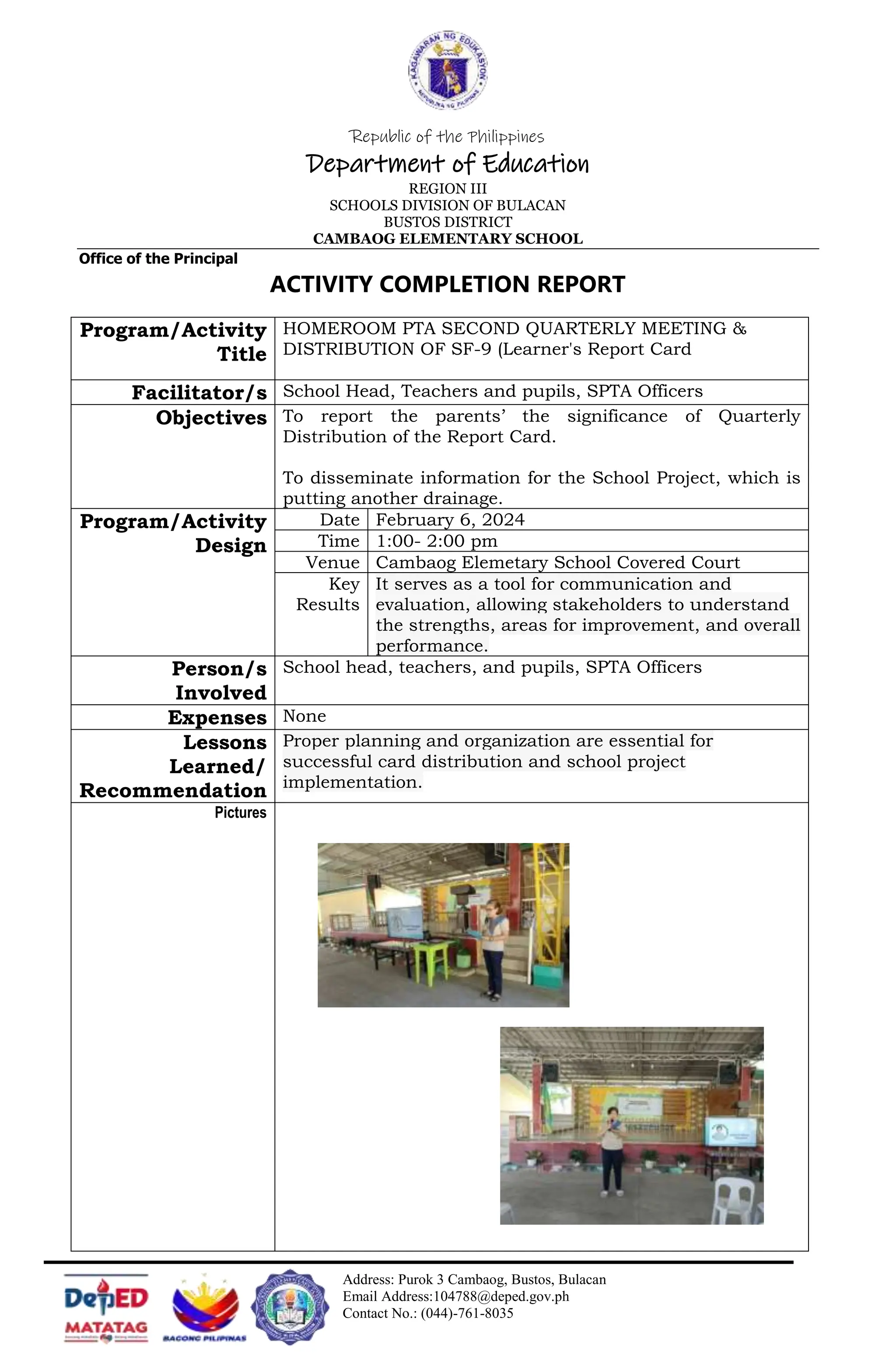 ACR ON SECOND QUARTERLY CARD DISTRIBUTION SY 2024.docx