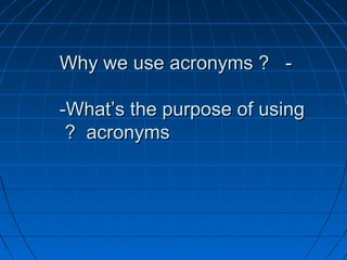 Acronym | PPT