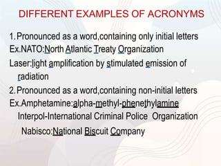Acronyms | PPTX