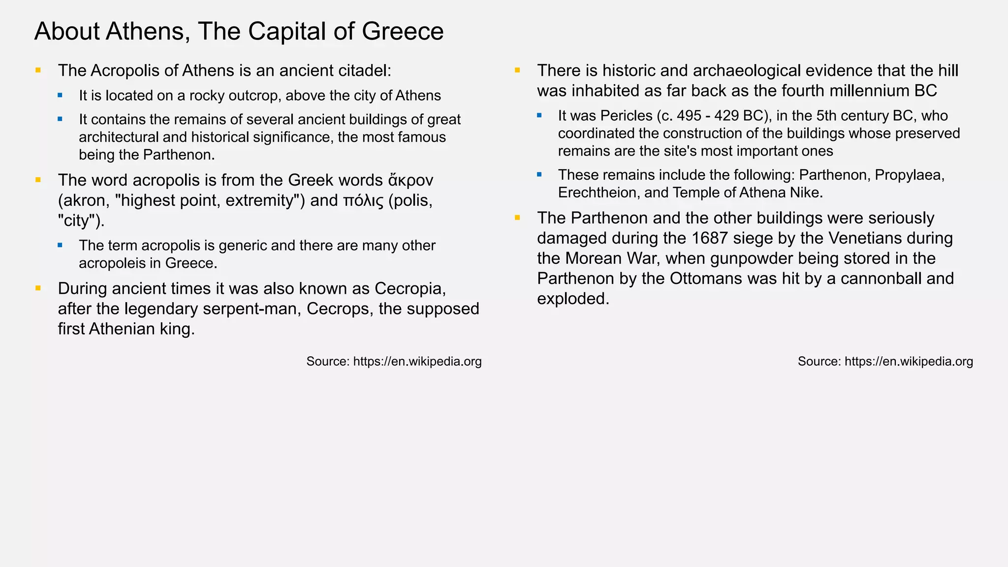 Acropolis of of Athens, Greece | PDF