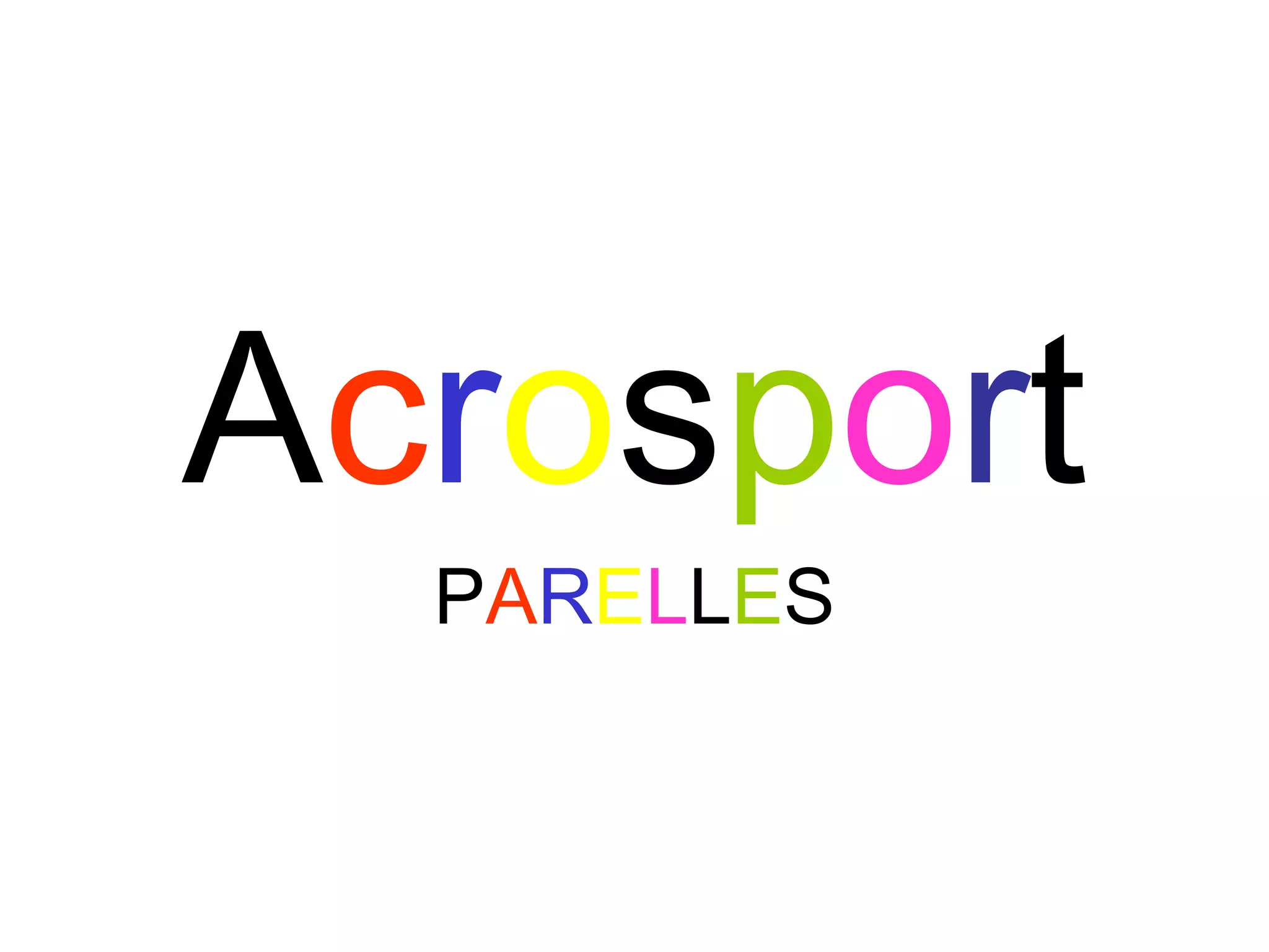Acrosport presentacio parelles | PPT