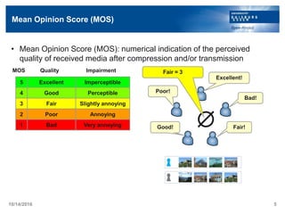 On QoE Metrics and QoE Fairness for Network & Traffic Management | PPT
