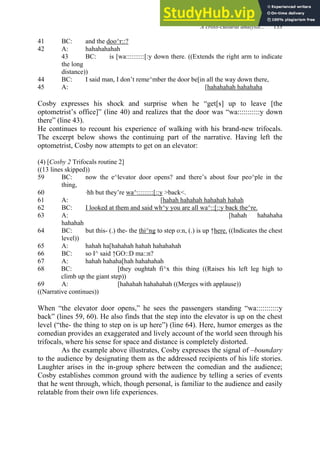 A CROSS-CULTURAL ANALYSIS OF HUMOR IN STAND-UP COMEDY IN THE UNITED ...