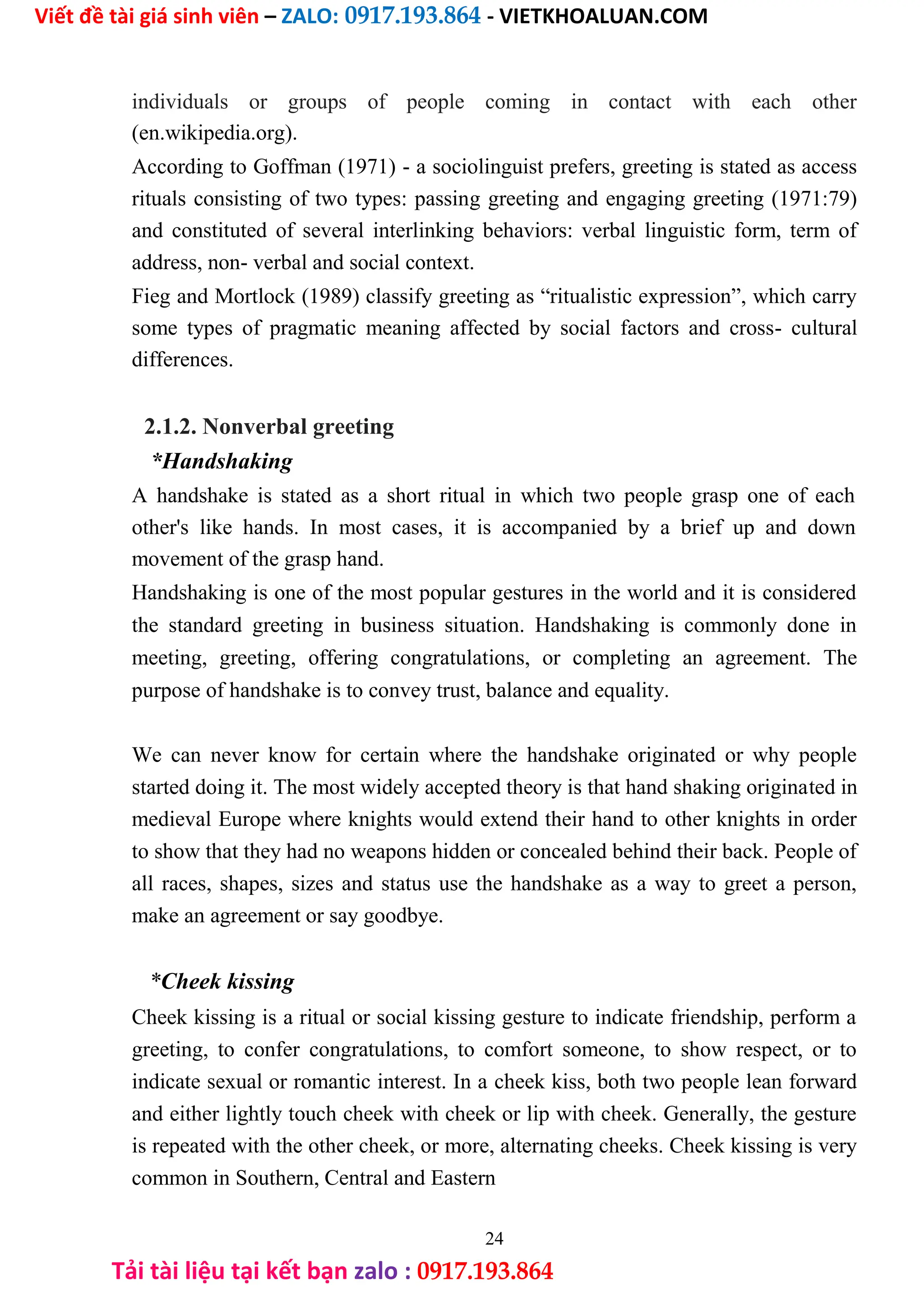 A Cross-Culture Study On Greeting Ways Of Vietnam And American People.doc